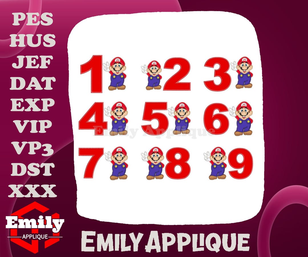 Bundle_super_mario_birthday_numbers_1_9_applique_designs 12 Formats ...