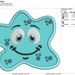 Bacteria Applique Embroidery Design - Instant Download - Etsy