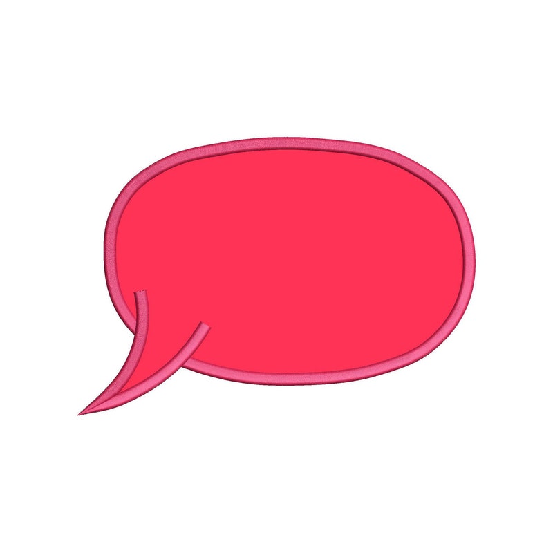 Speech Bubble Patch - Etsy