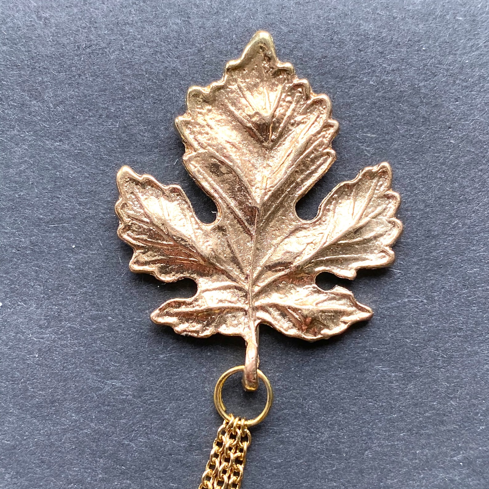 Golden Maple Leaf Collar Chain – Collar Pin - Collar Brooch - Lapel Pin ...