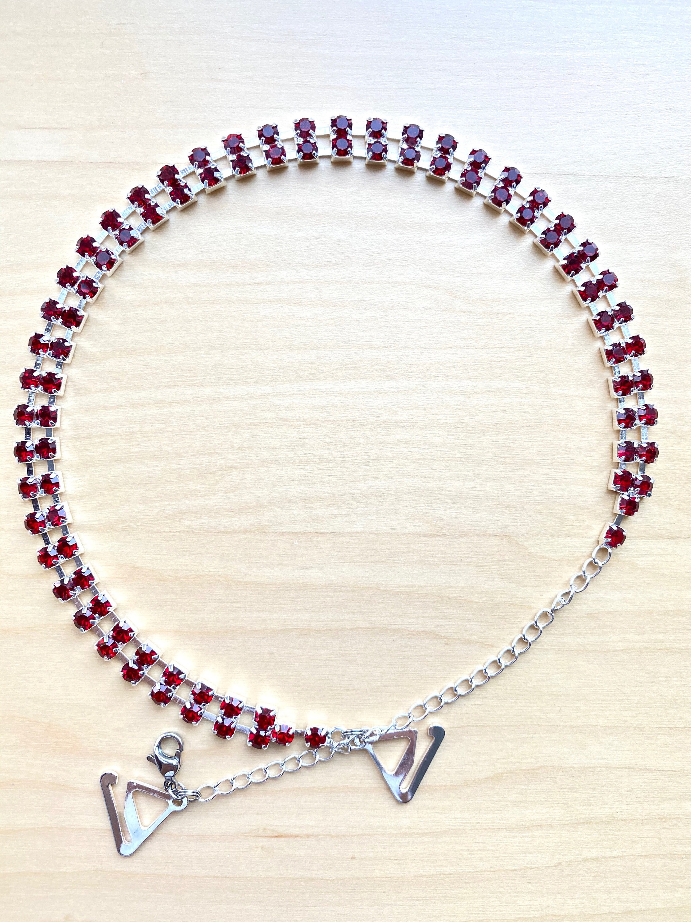 Evening Dress Red Crystal Bra Straps-party Dress Shoulder Straps ...