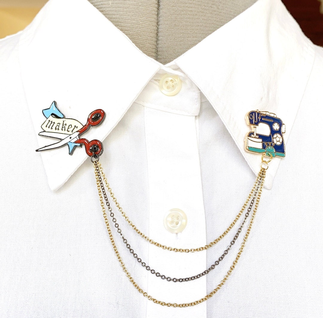 Tailor Tools Collar Chain – Dressmaker Collar Pin – Sewing Machine ...