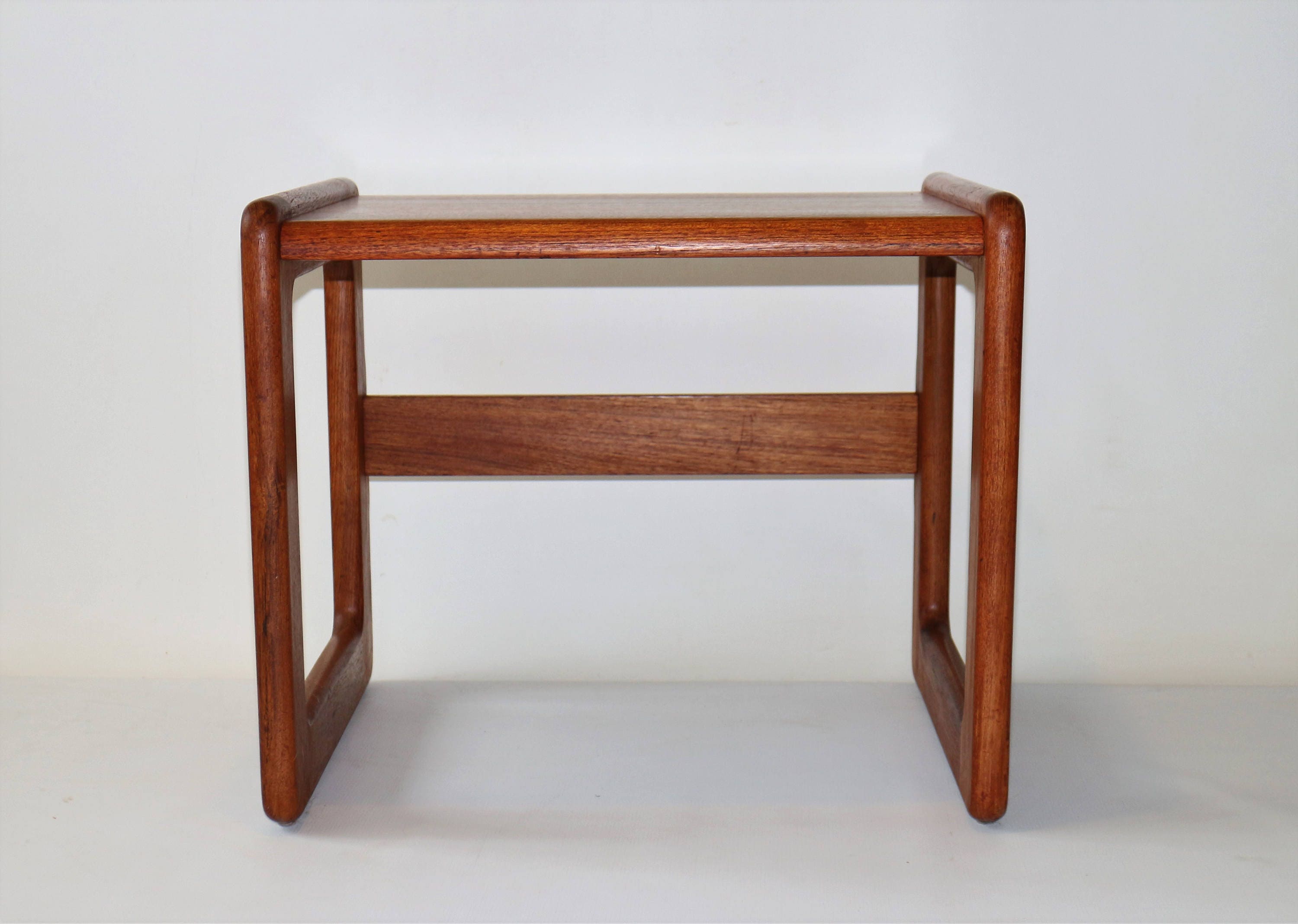 Refinished Danish Solid Teak Side Table - Etsy Canada