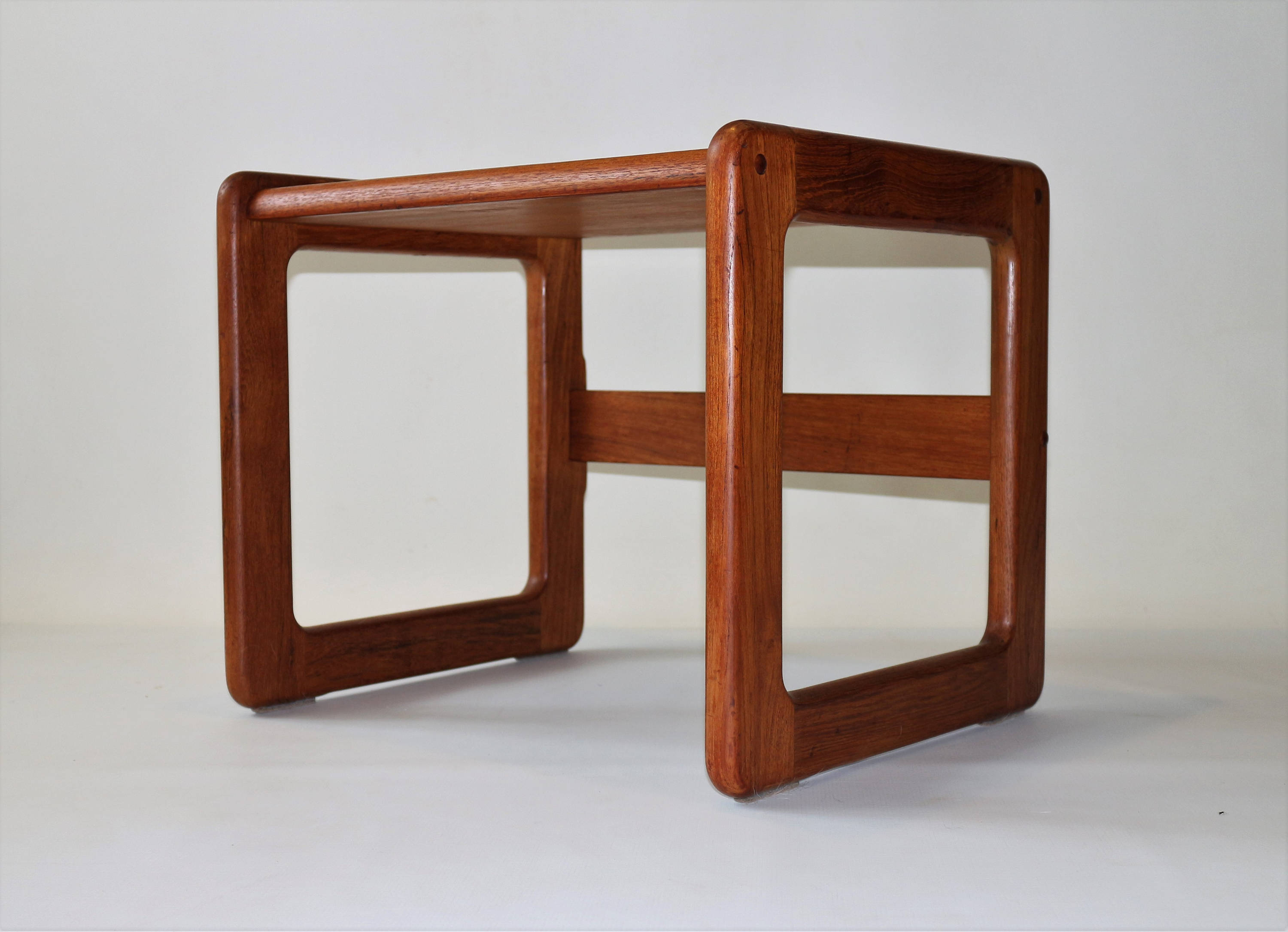 Refinished Danish Solid Teak Side Table - Etsy Canada