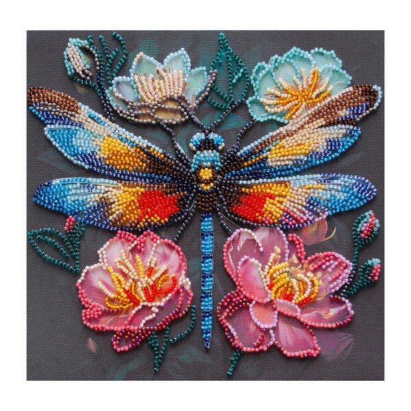 Beads Embroidered Dragonfly - Etsy