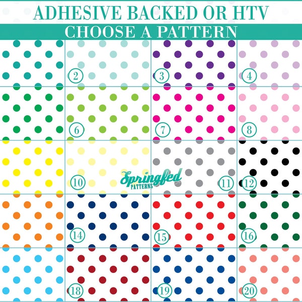 Vinyl Polka Dots - Etsy