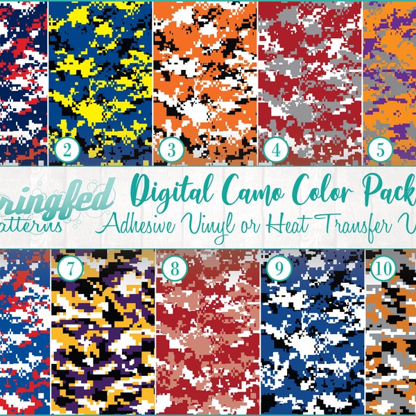 Camo Vinyl - Etsy