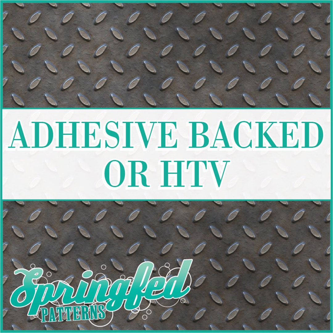 Metal Diamond Plate Grey Pattern 1 Adhesive or HTV Heat - Etsy