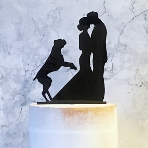 Wedding Cake Topper With Boxer Dog - Etsy