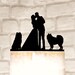 Samoyed Wedding Cake Topper - Etsy