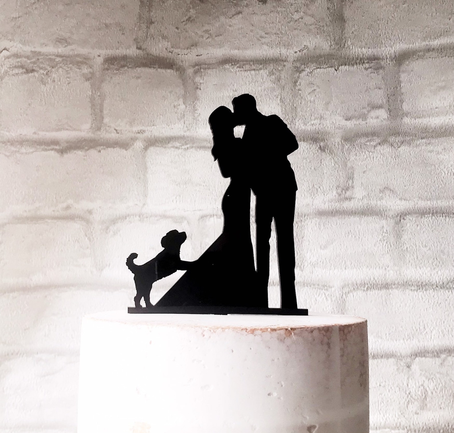 Cockapoo Wedding Cake Topper Silhouette - Etsy