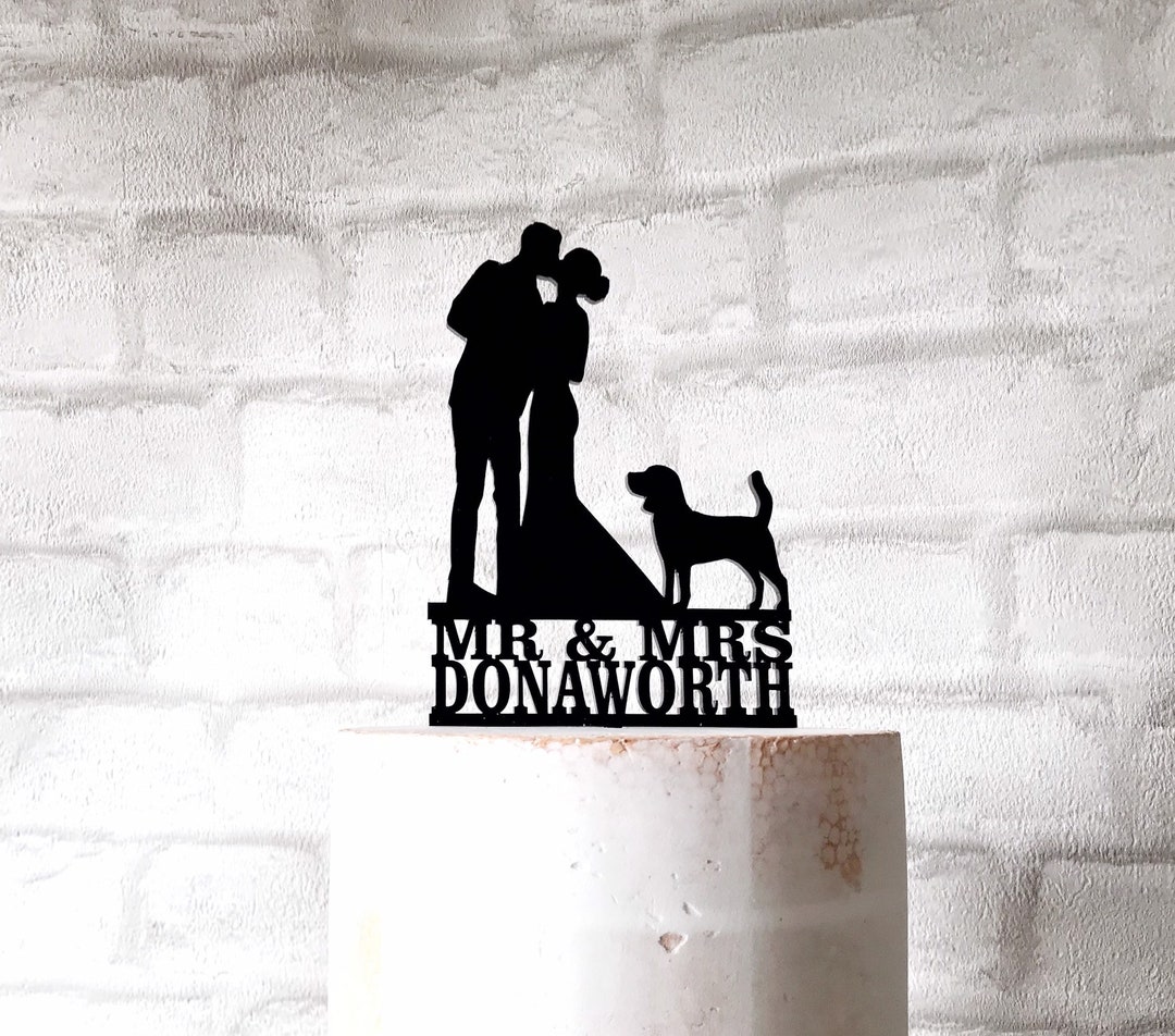 Beagle Wedding Cake Topper - Etsy