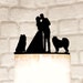 Samoyed Wedding Cake Topper - Etsy