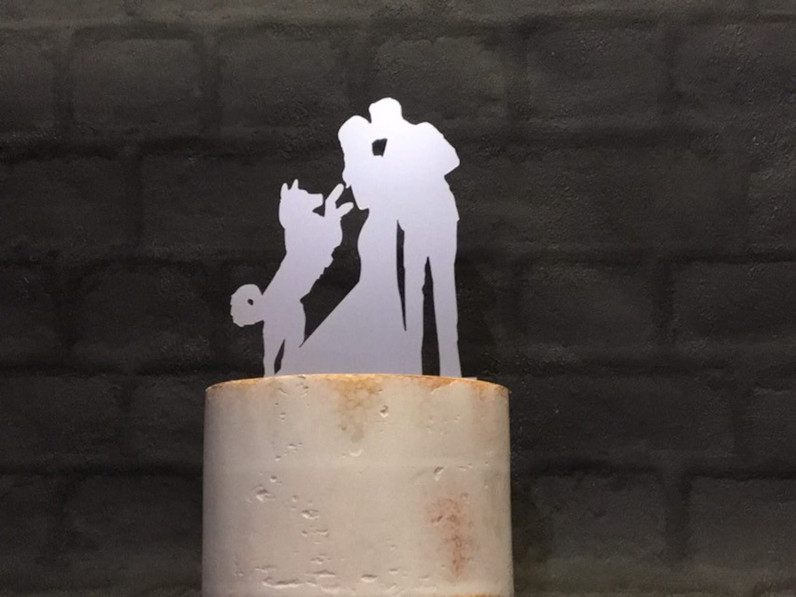 Great Dane Wedding Cake Topper Silhouette Wedding Cake Topper | Etsy