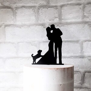 Cockapoo Wedding Cake Topper Silhouette - Etsy