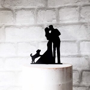Cockapoo Wedding Cake Topper Silhouette - Etsy