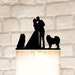 Samoyed Wedding Cake Topper - Etsy