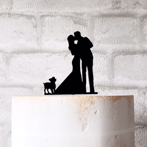 Cockapoo Wedding Cake Topper Silhouette - Etsy