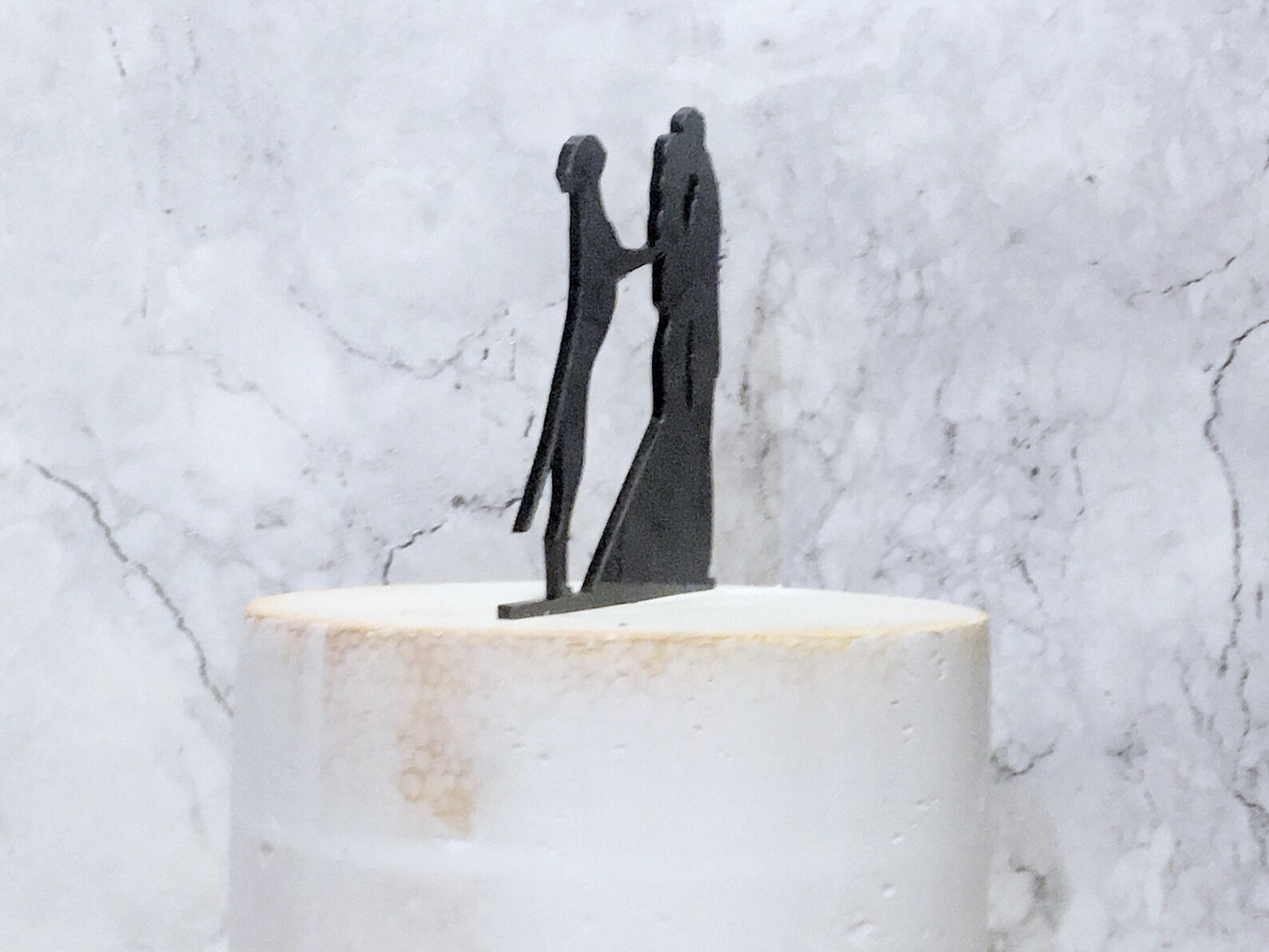 Great Dane Wedding Cake Topper, Silhouette Wedding Cake Topper With Dog ...