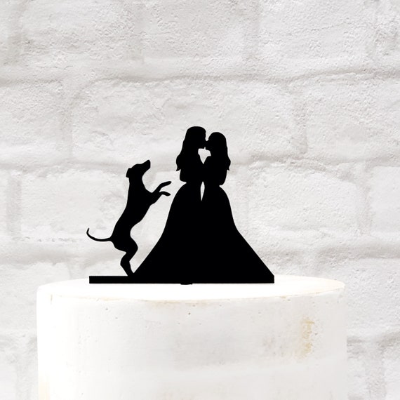 Two Brides Cake Topper