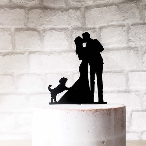 Cockapoo Wedding Cake Topper Silhouette - Etsy