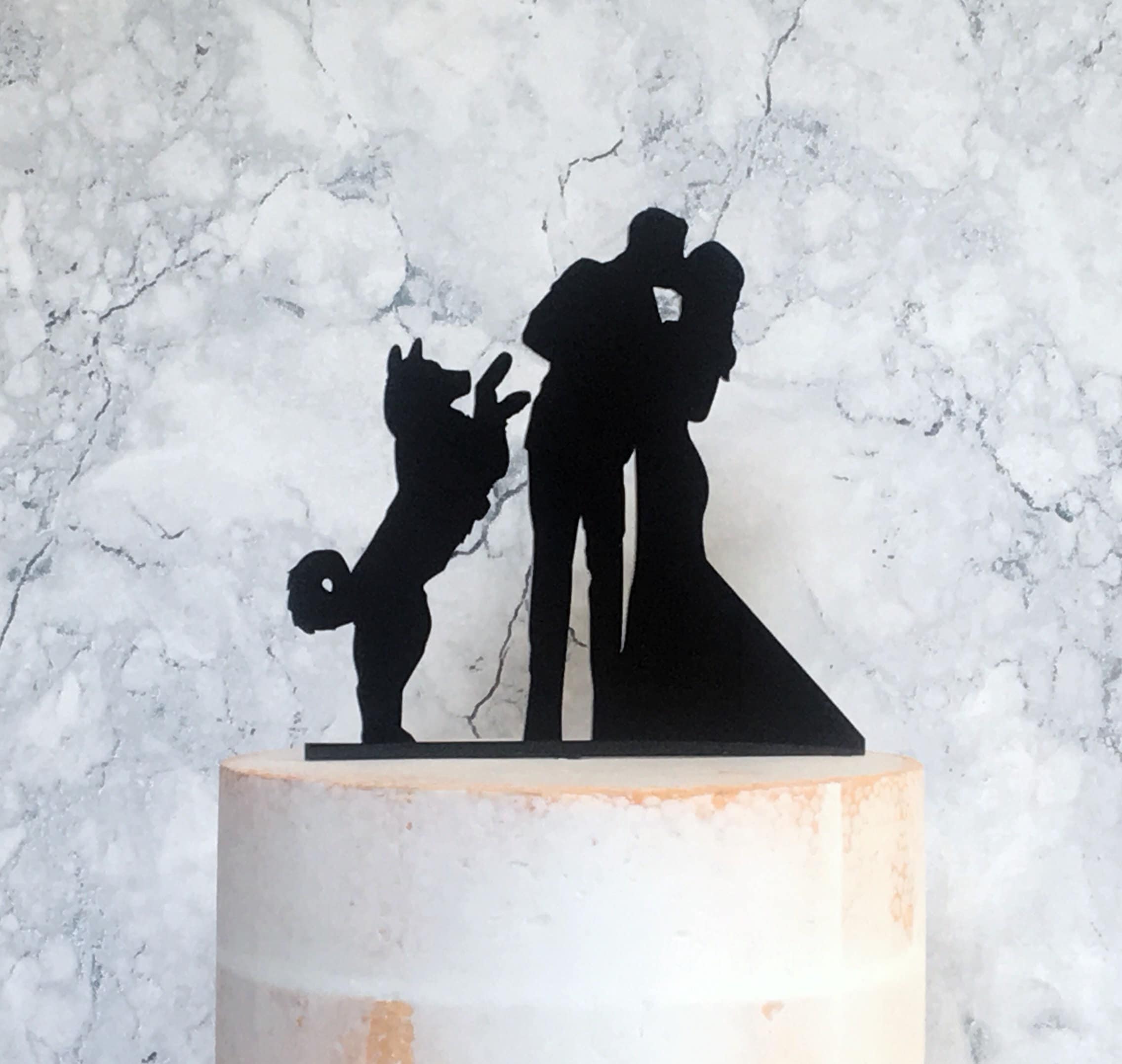 Husky Wedding Cake Topper - Etsy