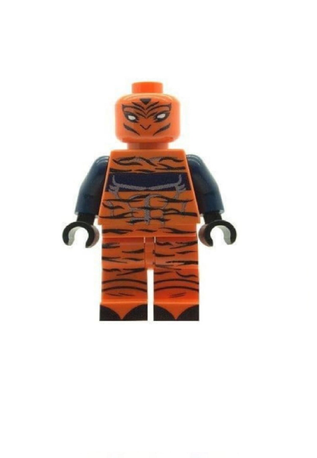 Custom Designed Minifigure - Tiger Man Printed on LEGO Parts - Etsy