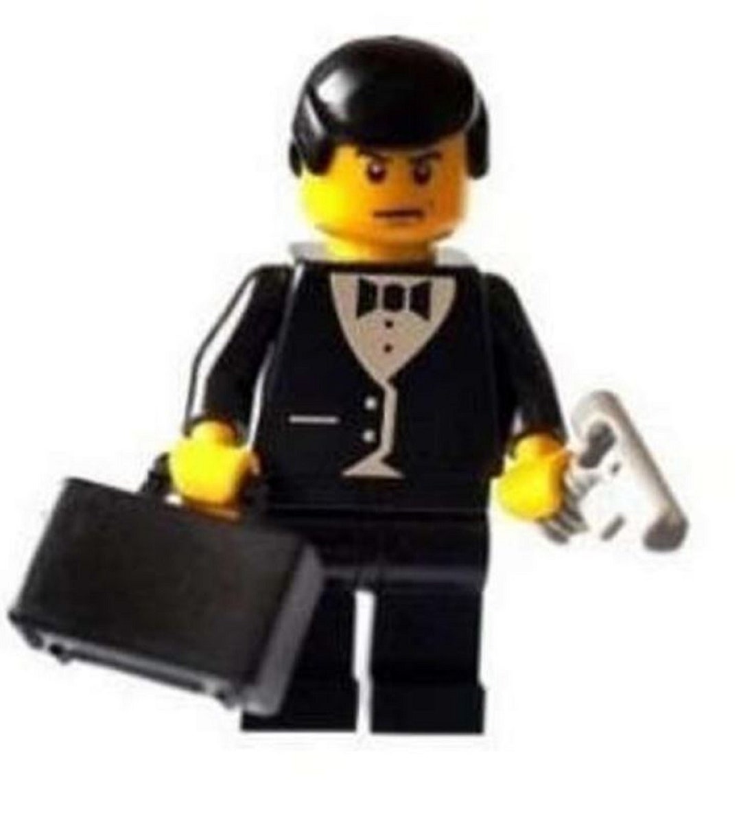 Custom Design Minifigures - Spy, Secret Agent Printed on LEGO Parts - Etsy