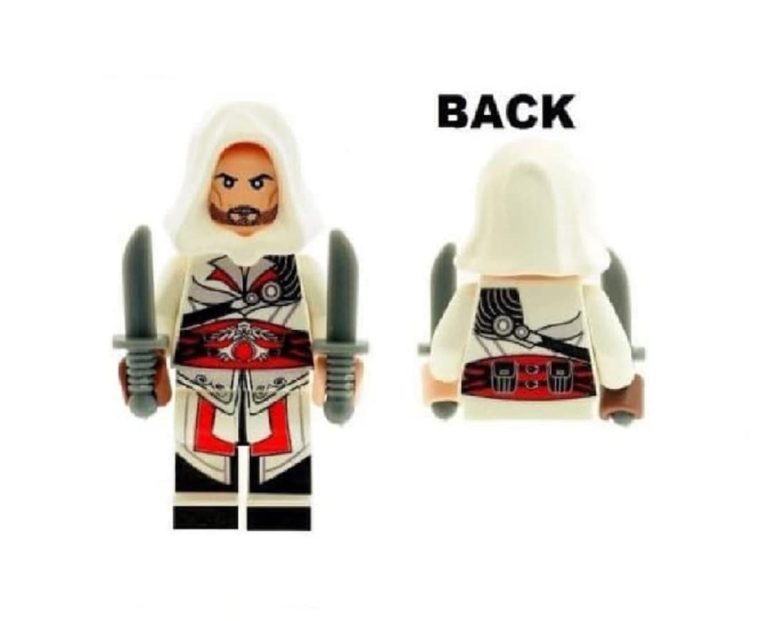 Custom Designed Minifigure - the Assassin Printed on LEGO Parts - Etsy