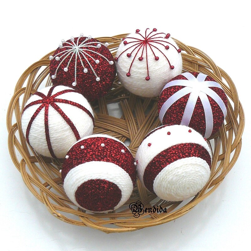 Beaded Christmas Balls - Etsy