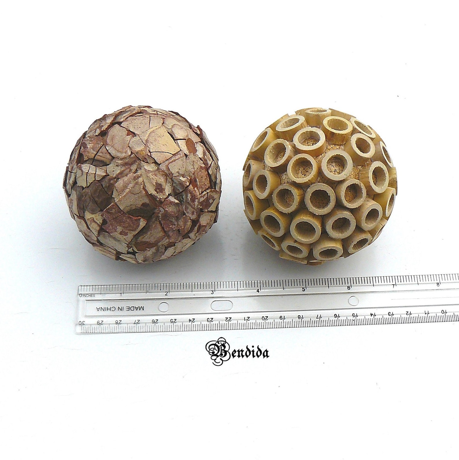 Large Decorative Balls for Bowls, Vase Fillers Textured Orbs, Spheres ...