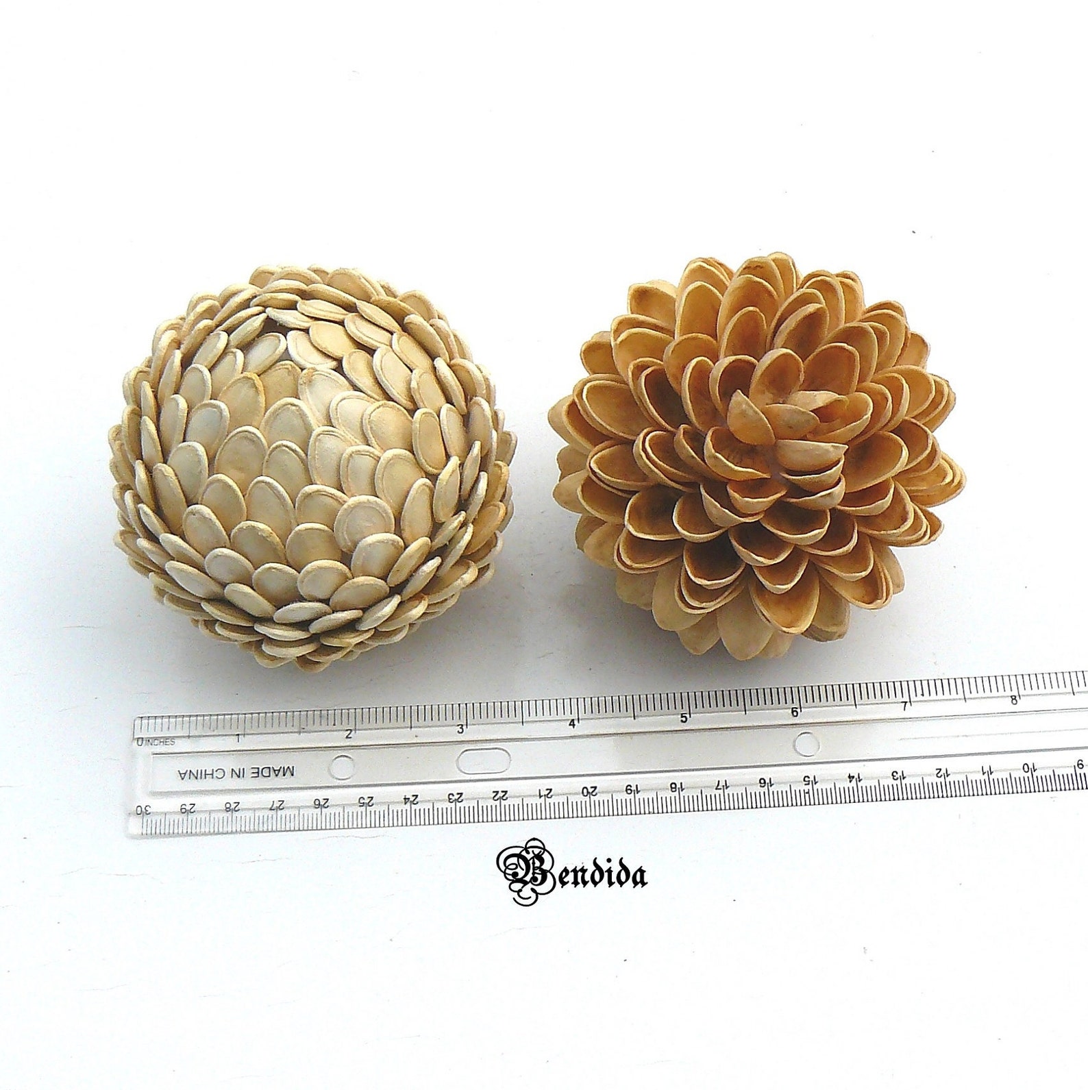 Large Decorative Balls for Bowls, Vase Fillers Textured Orbs, Spheres ...