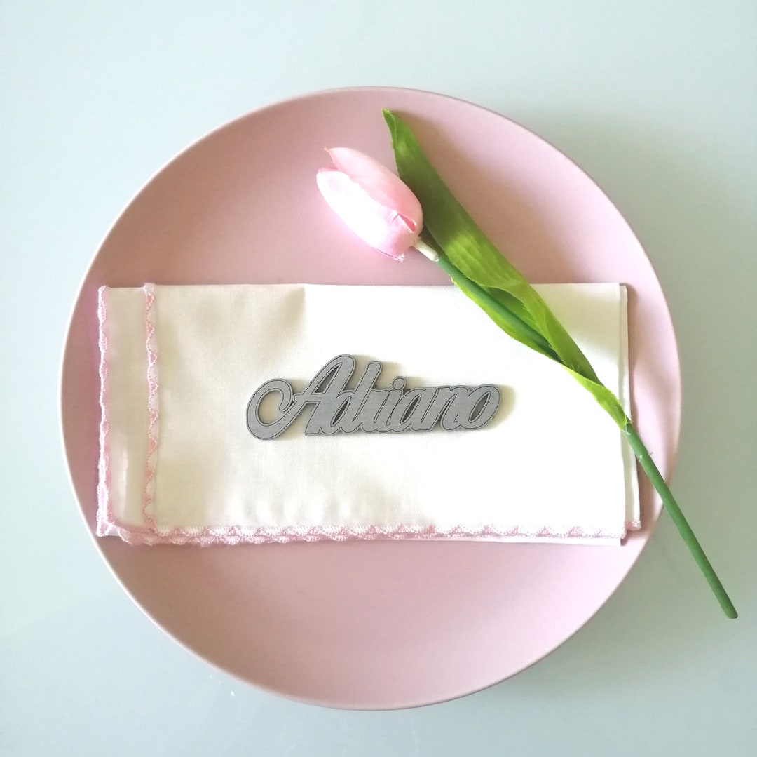 Wedding Placeholder Wooden Name Silver Silver Table, Elegant Tableau - Etsy