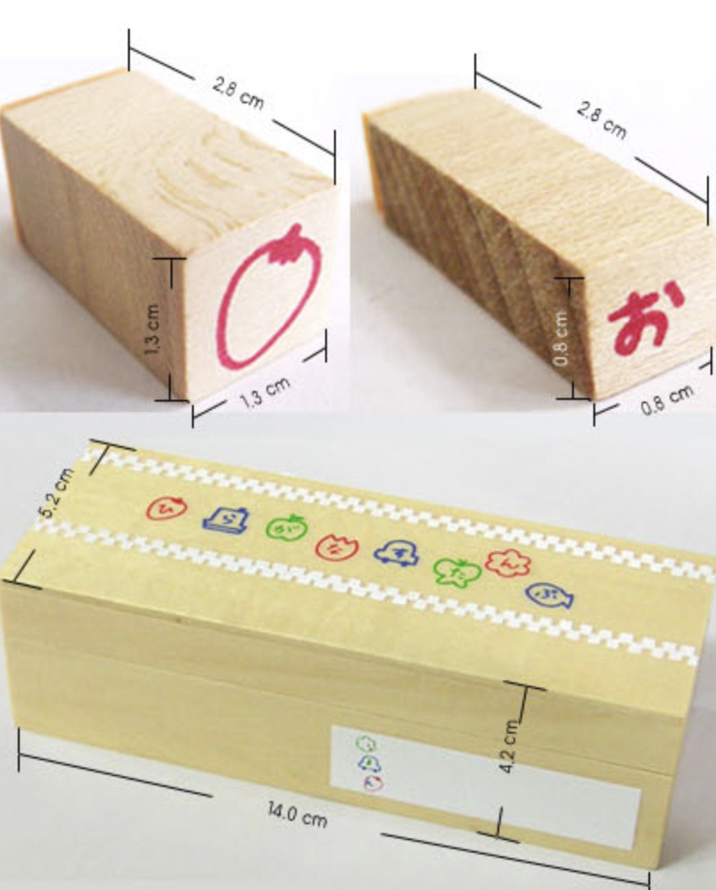 Japanese Hiragana Alphabet Stamp Set | Etsy