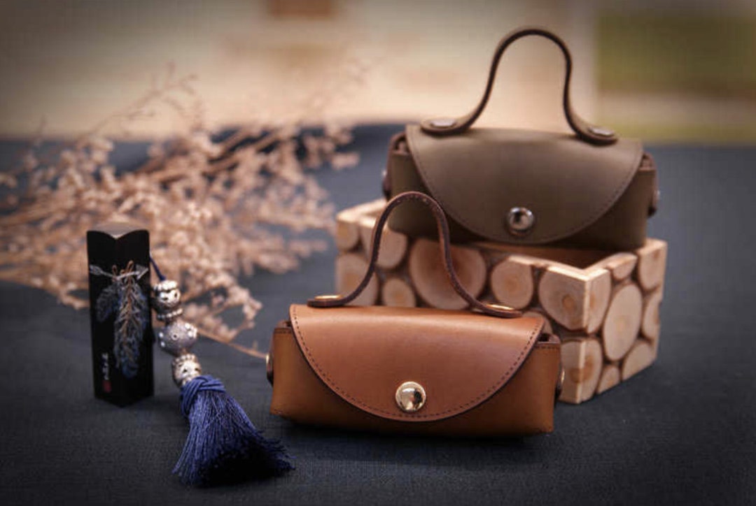 Custom Leather Case for Korean Name Stamp 도장 Seal Engravable Dojang ...