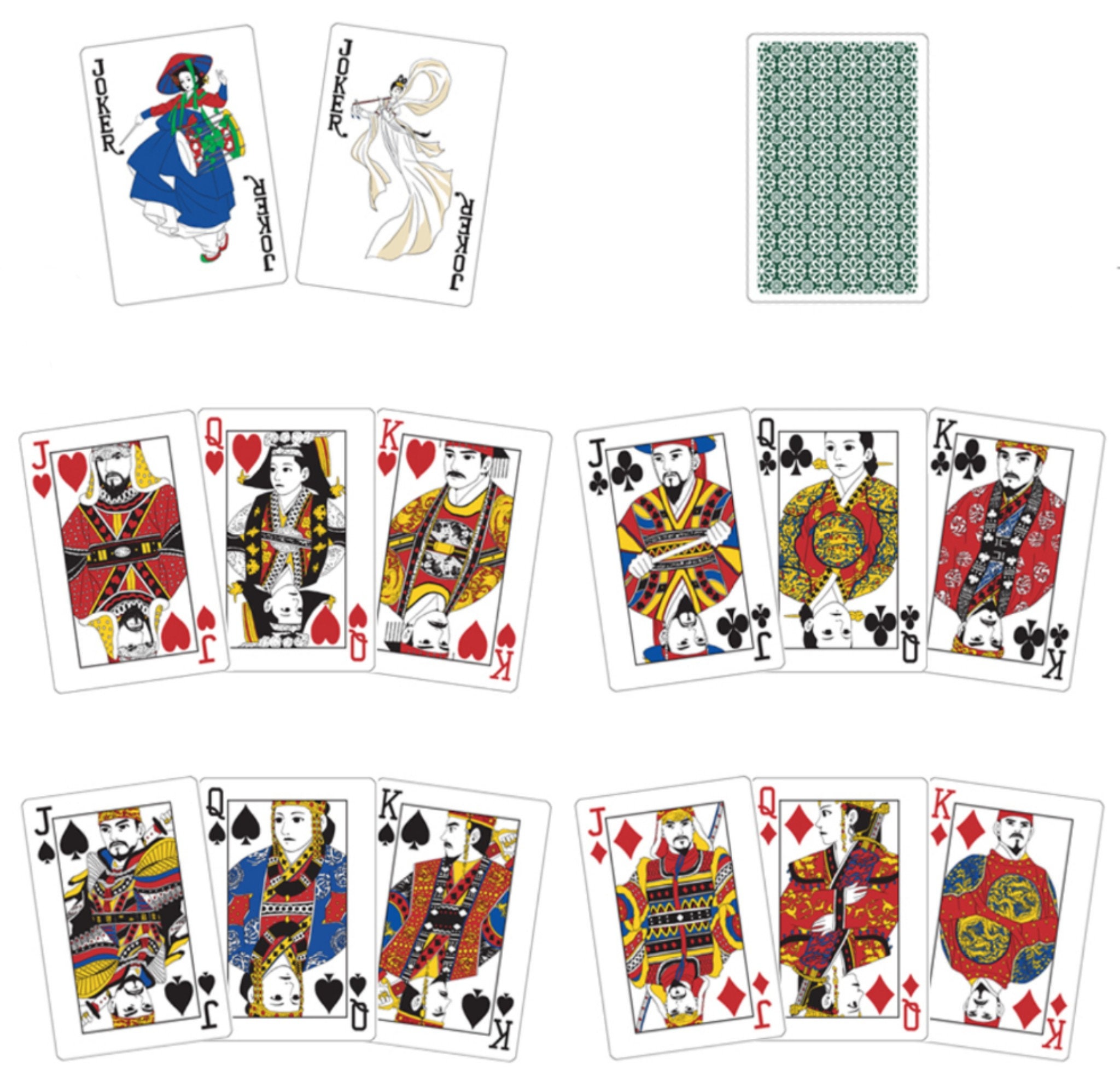 Korean Playing Cards 6 Styles to Choose From | Etsy India