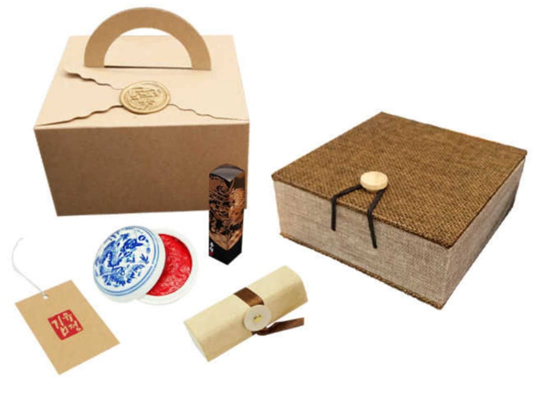 Dojang Font & Additional Gift Options for Korean Name Stamp - Etsy