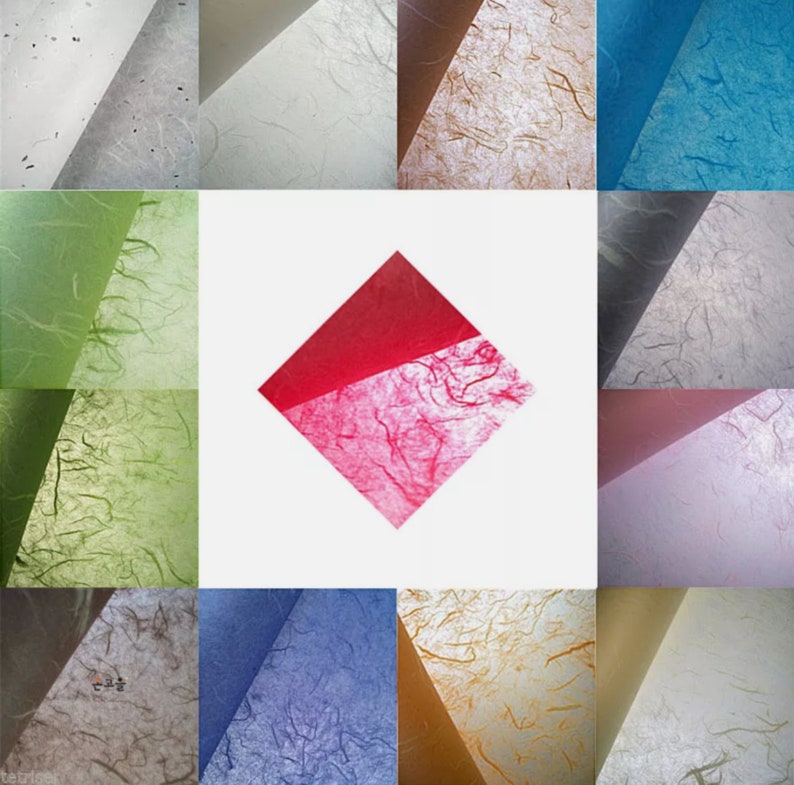 Rouleau de papier de mûrier - Papier traditionnel coréen fait main ...