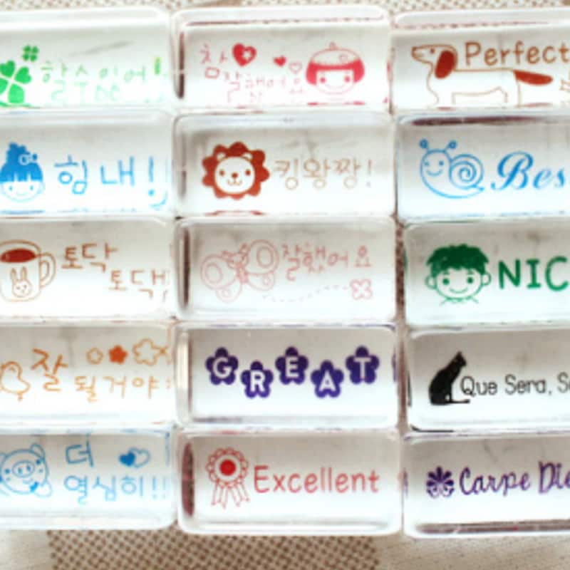 Korean Stamp Set - Etsy