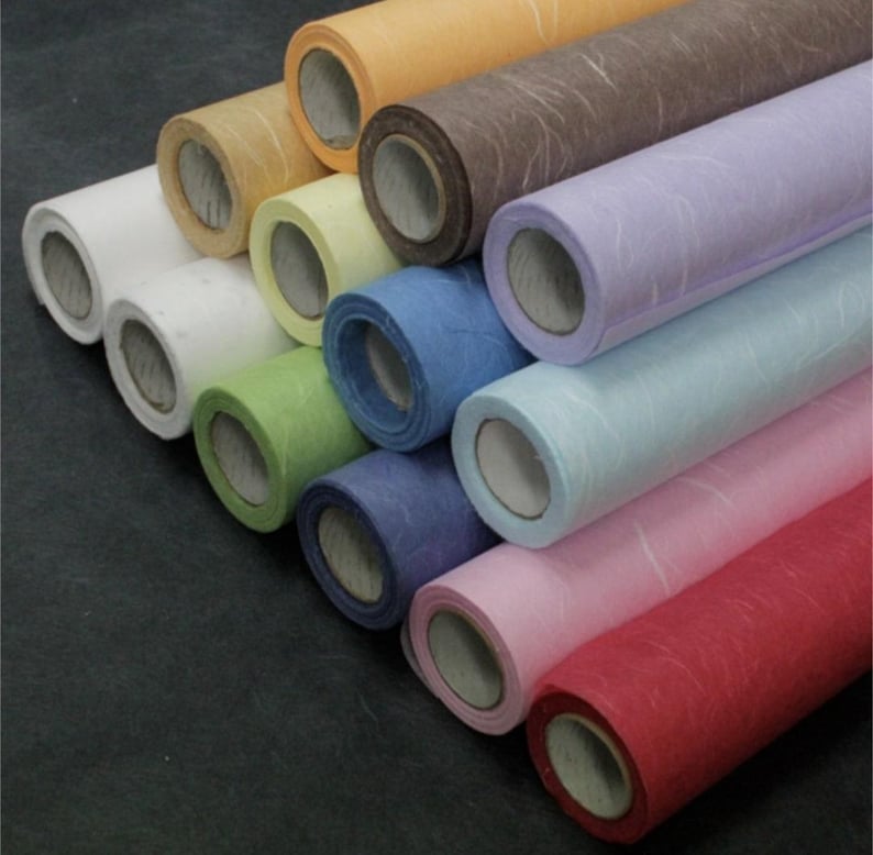 Mulberry Paper Roll - Korean Traditional Handmade Paper Hanji Natural ...