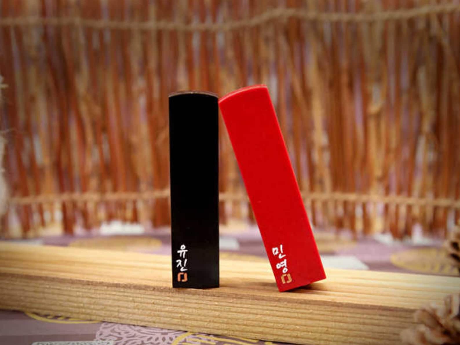 Handmade Personalized Korean Dojang Stone Name Stamp Seal - Etsy Canada