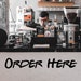 Order Here Business Decal. Shop Vinyl Transfer. Café Bar Restaurant ...
