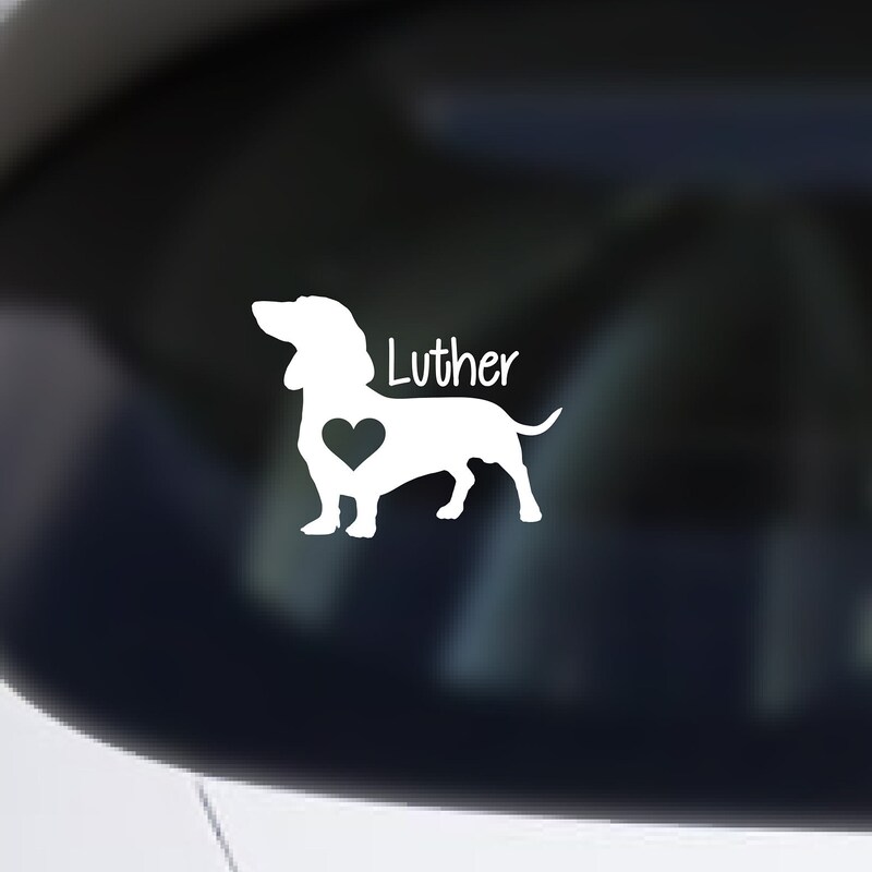 Dog Car Decals - Etsy