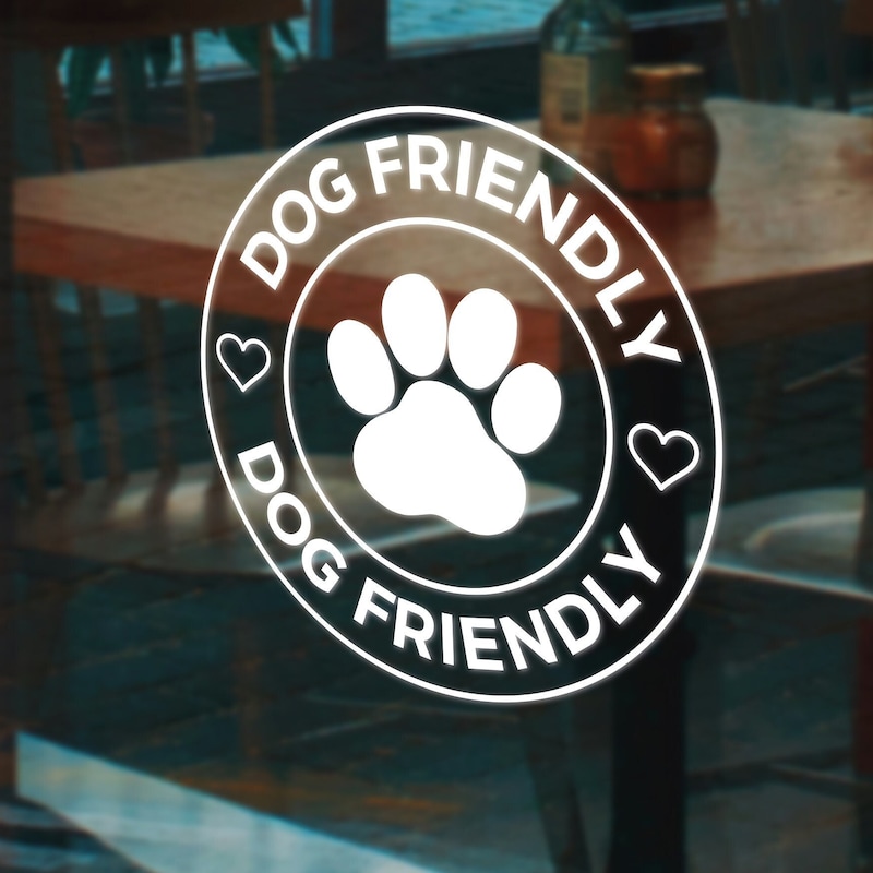 Wall Cling Business Sign - Etsy UK