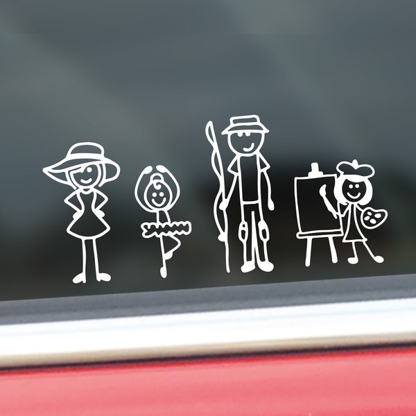 Family Car Stickers - Etsy