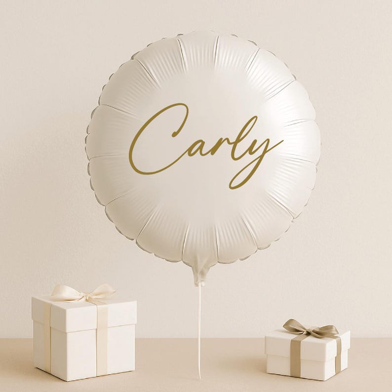 Custom Vinyl Balloon Decal: Personalised Party Transfer for All ...