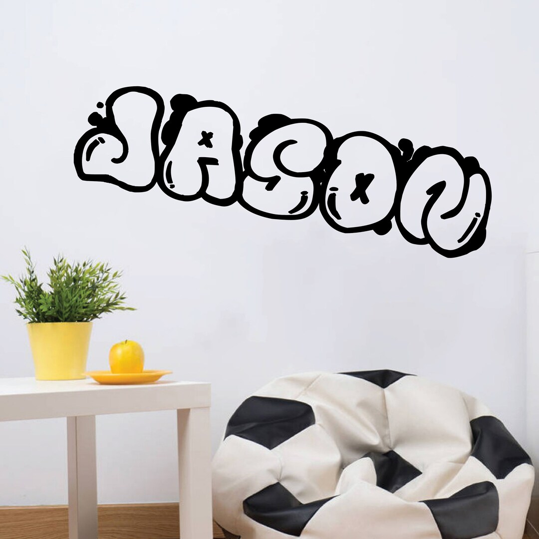 Graffiti Name Decal for Your Kids Bedroom Wall or Nursery. - Etsy