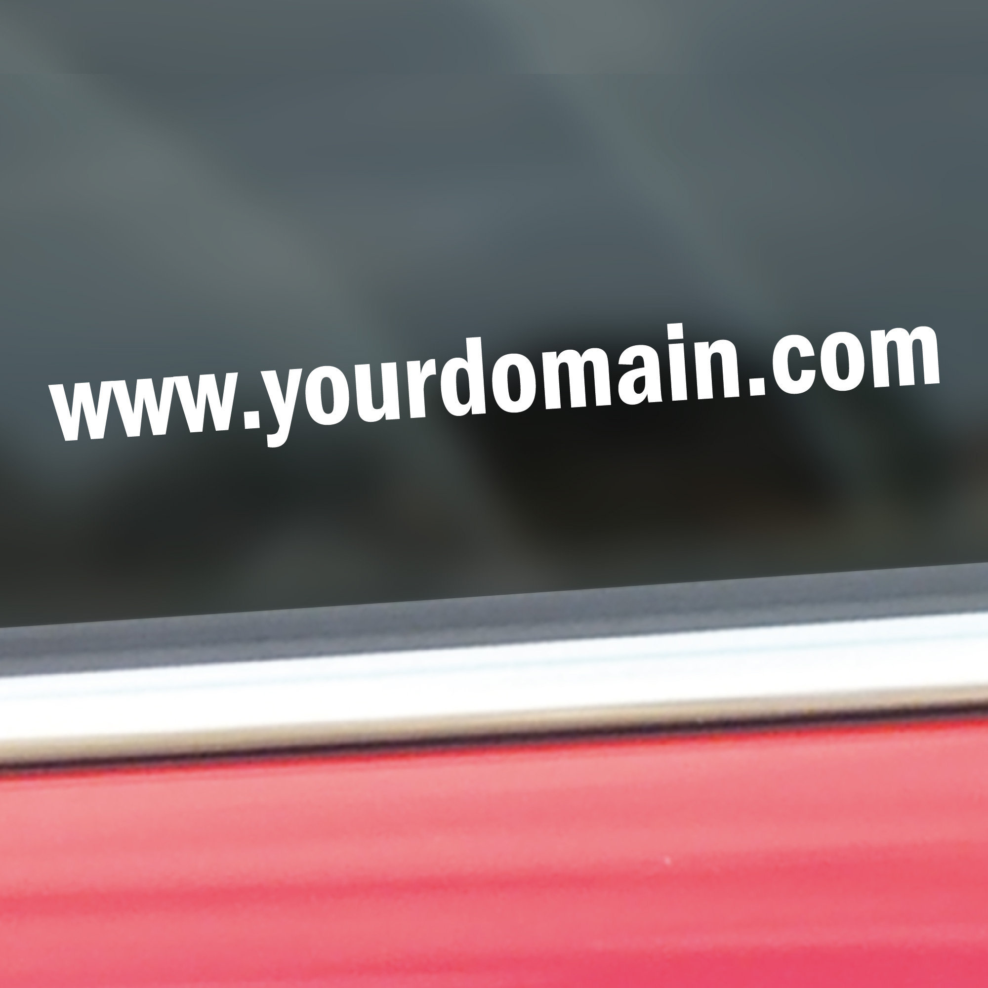 Personalized Website Domain Vinyl Decal Custom Website - Etsy