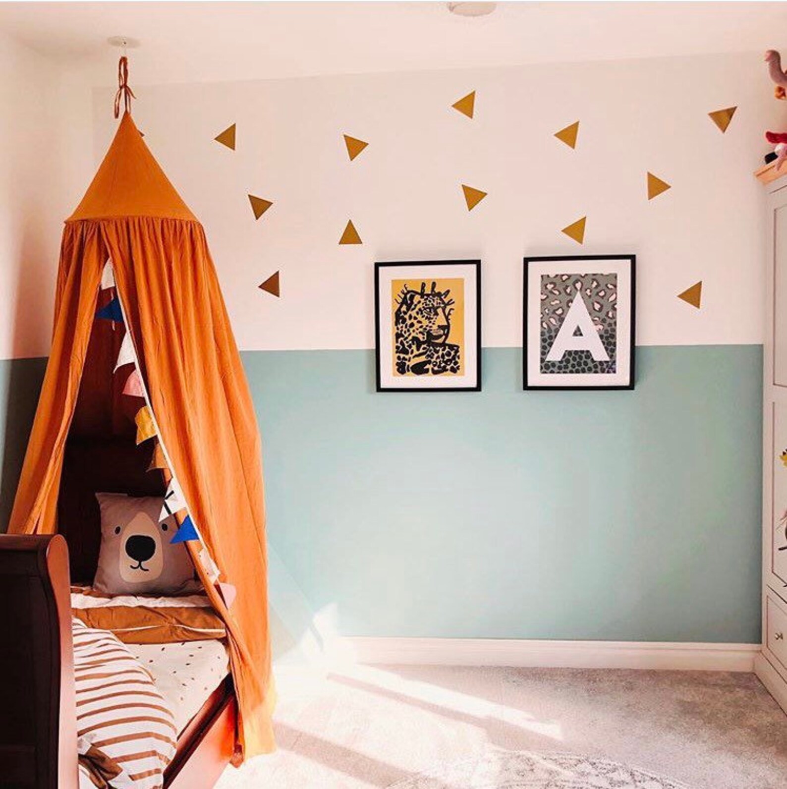Triangle Shaped Wall Stickers / Decals - Etsy