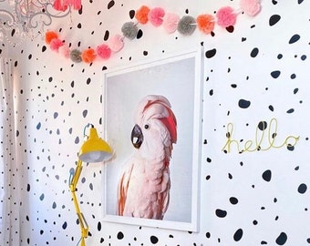 Dalmatian Wall Stickers 320x Dots Polka Dot Wall Decals Hand - Etsy